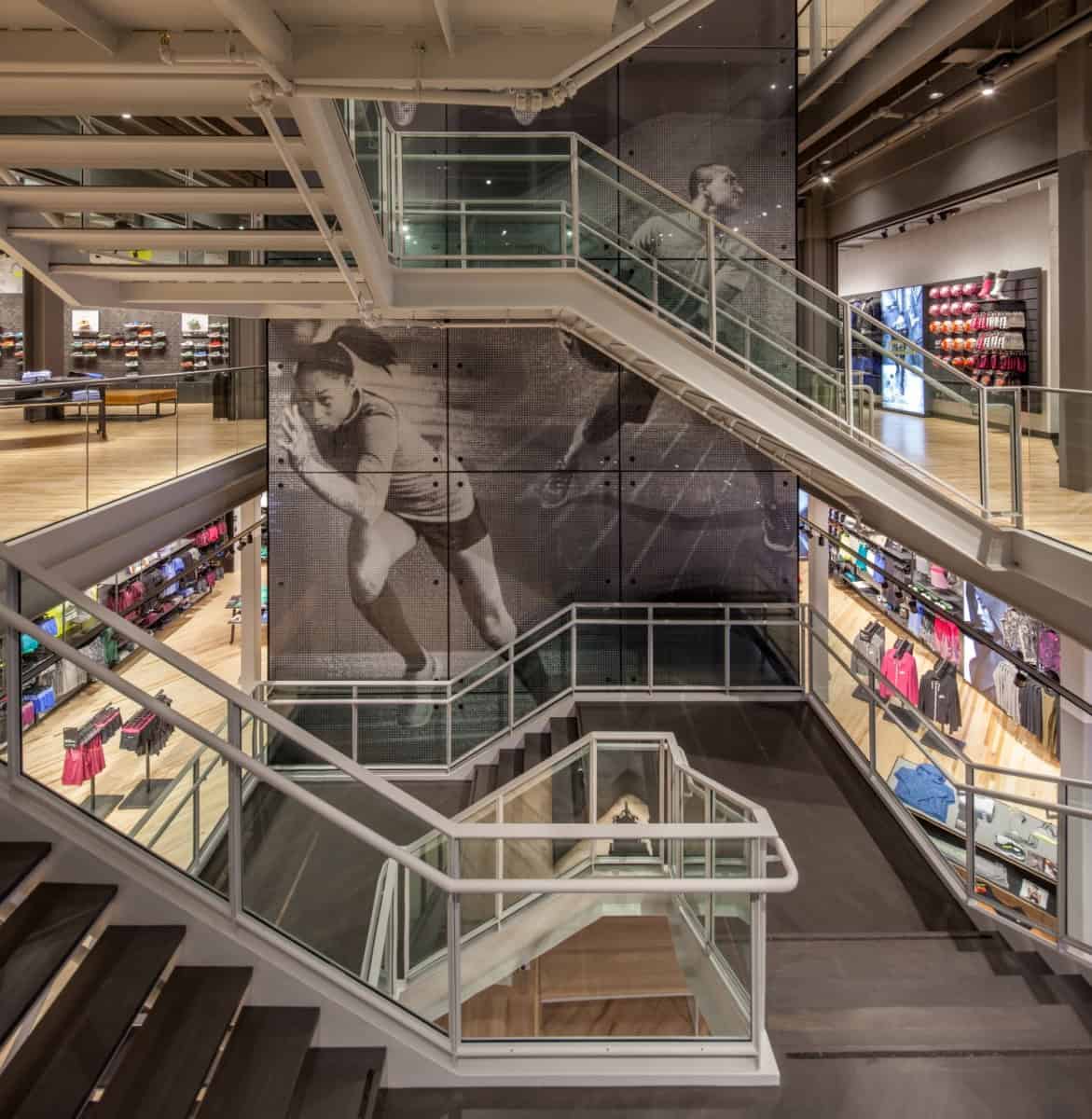 Nike Store in The Grove Los Angeles | Pacific Hardwood Flooring ...